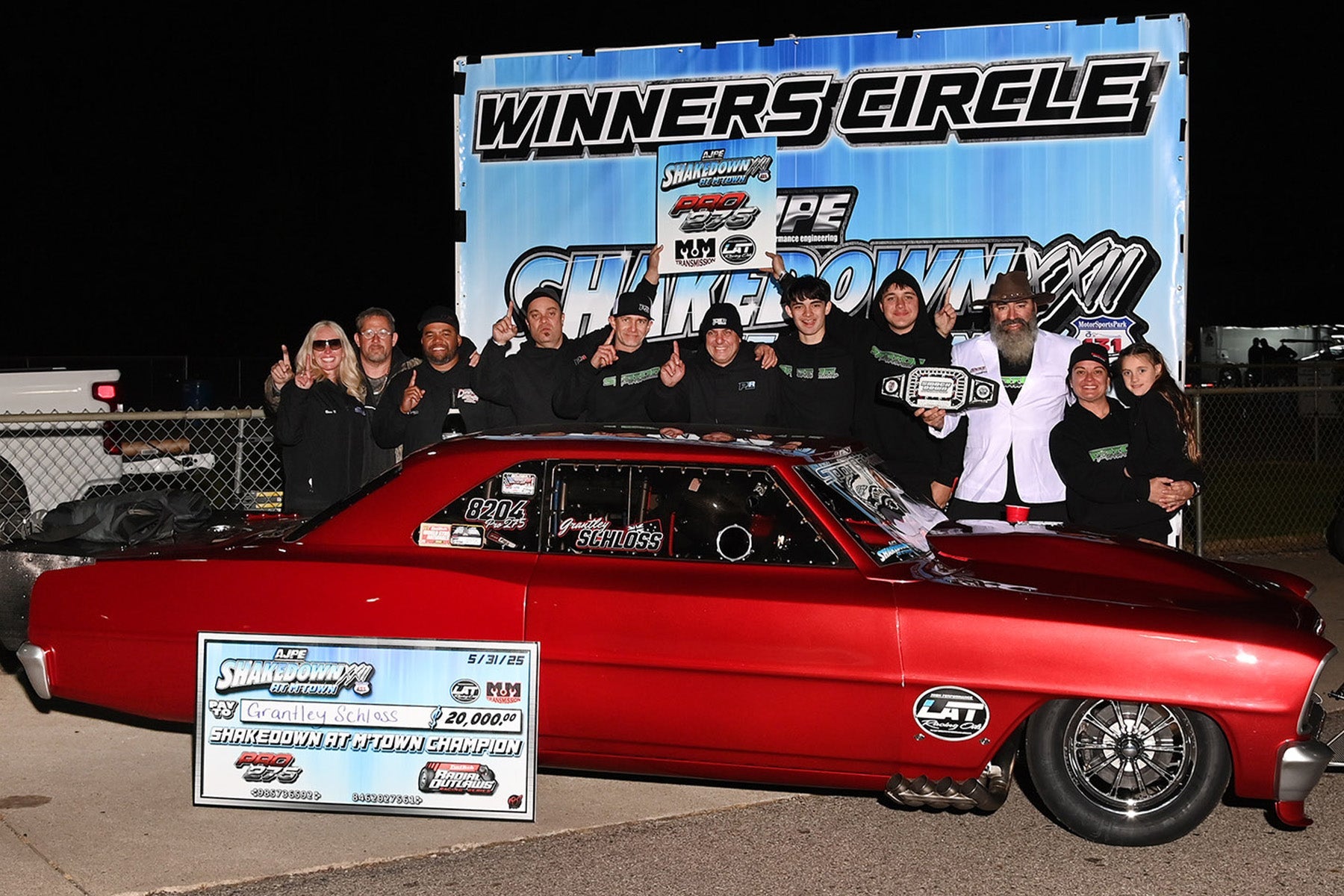 Grantley Schloss Scores Big Pro 275 Victory at Shakedown at M'Town